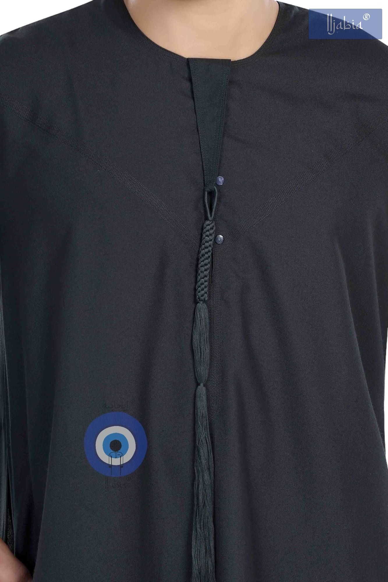heavy-fabric-emirati-mens-omani-thobe-full-sleeves-dark-gray